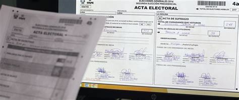 Oficina Nacional De Procesos Electorales Elecciones Presidenciales