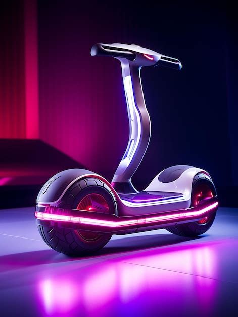 Premium Ai Image Photoshoot Of A Mini Mobility Future Hoverboard Wit Creative Concept Future