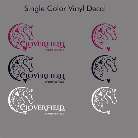 Cloverfield Sh Single Color Vinyl Decal Grand Impression Design Co