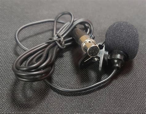 Hw Audio Lavalier Tie Clip Microphone With 4 Pin Mini Ta4f
