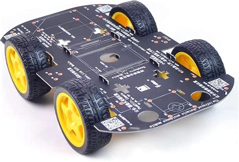 4wd Robot Chassis Kit With 4 Tt Motor For Arduinoraspberry Pi Amazonca Toys And Games