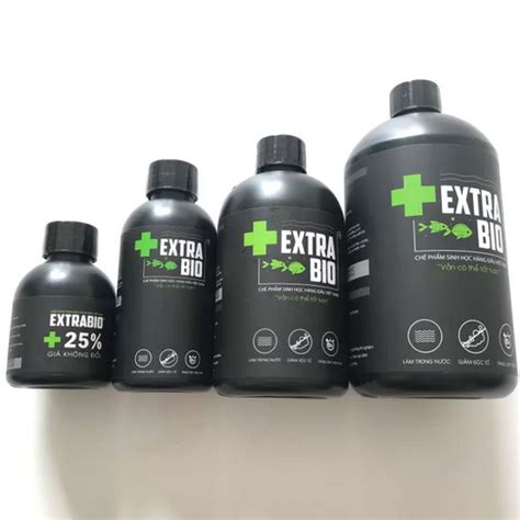 Vi Sinh Extra Bio 500ml 1000ml men vi sinh làm trong nước và cân bằng PH cho hồ cá Koi bể cá