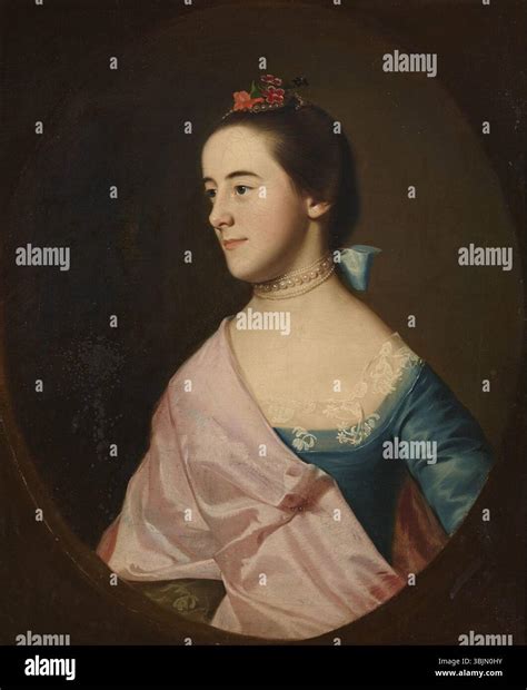 John Singleton Copleys 1765 Portrait Of Mrs John Apthorp Nee Hannah