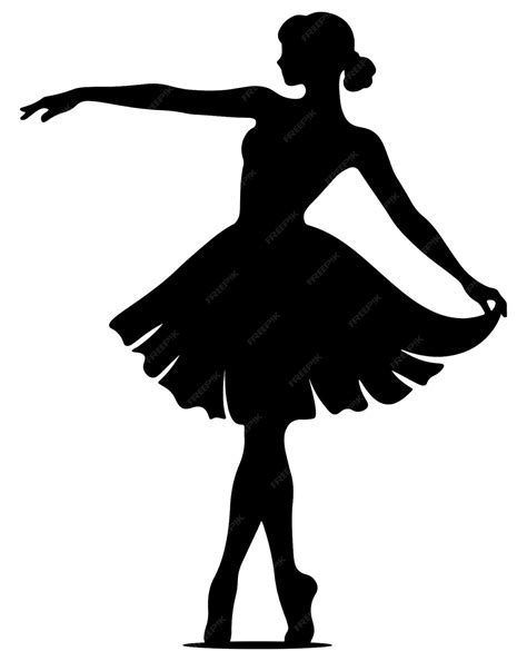 Premium Vector Ballerina Silhouette Ballet Dancer Silhouette Ballet