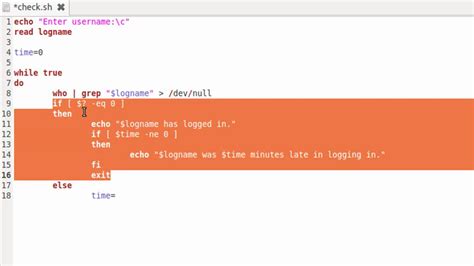 Shell Scripting Tutorial 56 Know When Users Log In Part One Youtube