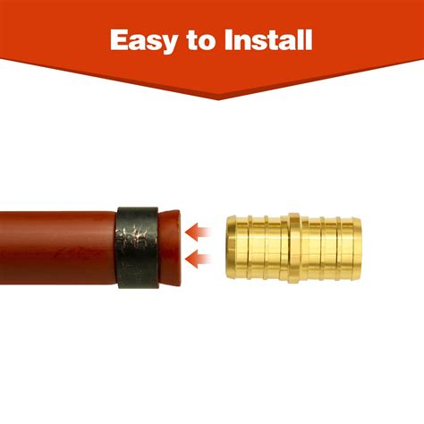 10 Pack 34 Pex Fittings Brass Straight Coupling Fittings For Pex Tubing Pipe