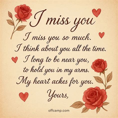 100 Sweet I Miss You Messages For Her Express True Feelings Offcamp