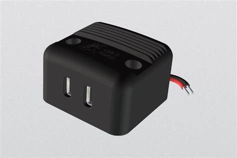Power Double Usb C Surface Mounted Socket Pd Qc Pro Car Auto Und Bootszubeh R