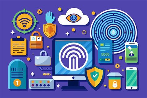 Premium Vector Biometric Identification Systems For Secure Access