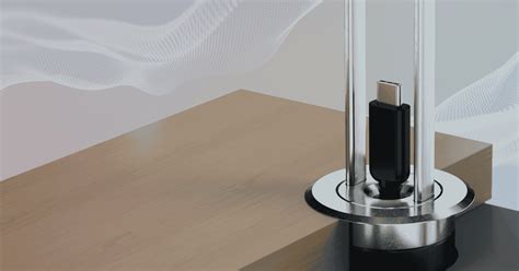 Cable Popup Built In Cable Management By Lightware