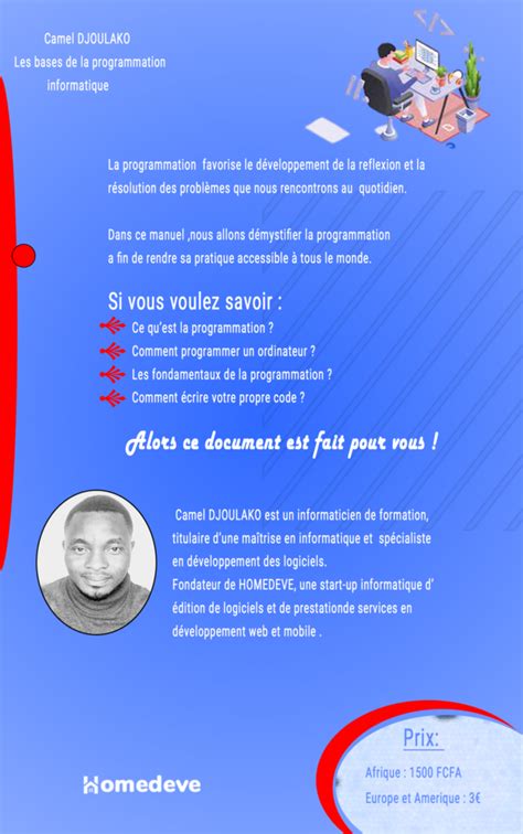 Les Bases De La Programmation Informatique Homedeve Boutique