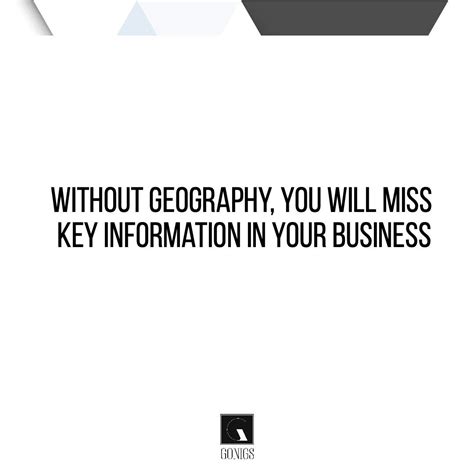 Why Does Geography Matter In Business Gonigs