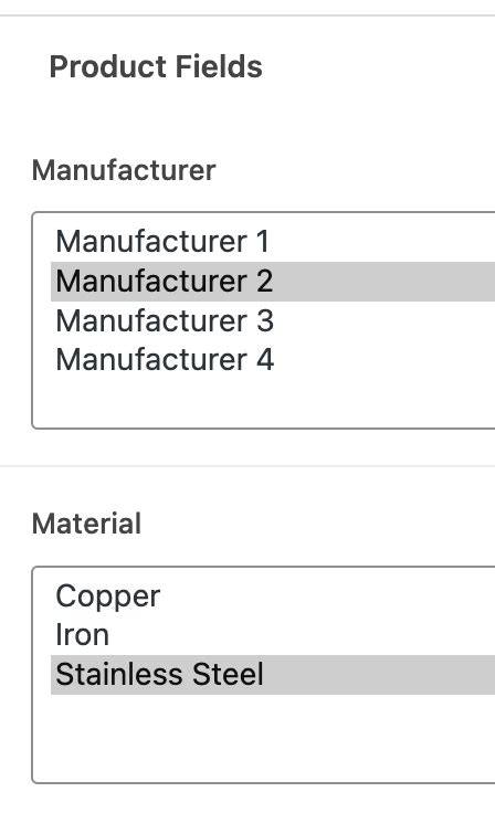 multi choice select field based querying in bricks brickslabs