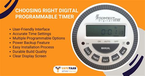 Digital Programmable Timer A Complete Users Guide Vayuyaan