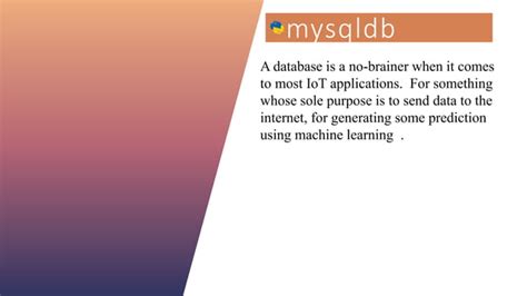 Implement Iot Using Python Ppt
