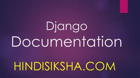 Django Documentation
