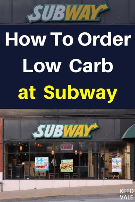 Best Keto Subway Options—low Carb Tips Ketovale Keto Diet Fast Food
