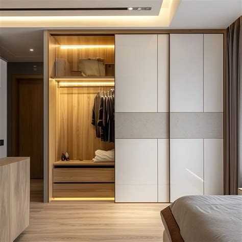 Фото и дизайн шкафов ВКонтакте Wardrobe Laminate Design Minimalist Apartment Style Sliding