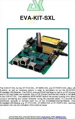 EVA KIT XT SXL Datasheet AK NORDrsquo S XT FEMTO SXL Is A Very Small Embedded