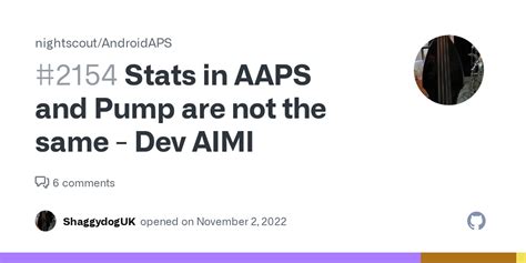 Stats In Aaps And Pump Are Not The Same Dev Aimi · Issue 2154