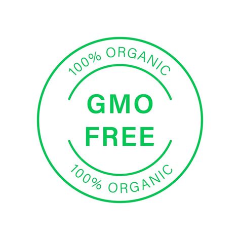 채식주의 자 기호 채식 건강 식품 스티커 유기농 자연에 대 한 Gmo 로고 바이오 에코 성분 없음 프리미엄 벡터