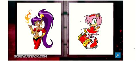 Death Battle Shantae Vs Amy Rose By Wongkahei On Deviantart