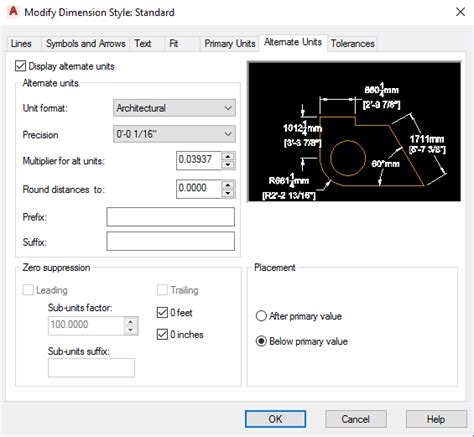 Solved Metricstandard Dimension Conversion Problem Autodesk Community