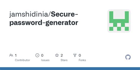Github Jamshidiniasecure Password Generator