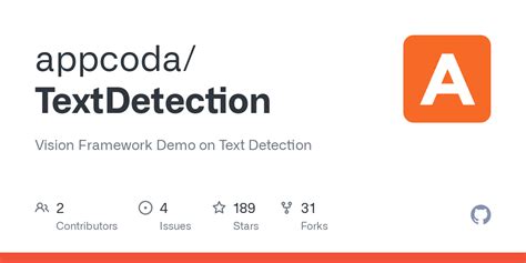 GitHub Appcoda TextDetection Vision Framework Demo On Text Detection
