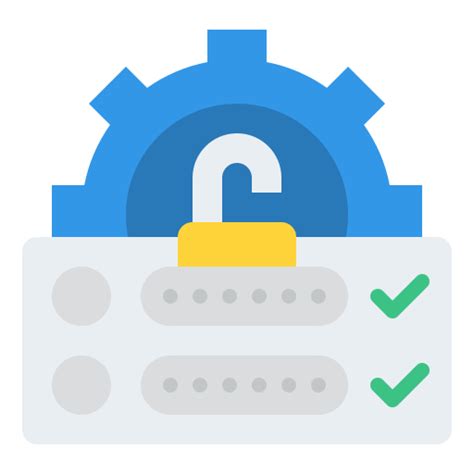 Authentication Iconixar Flat Icon