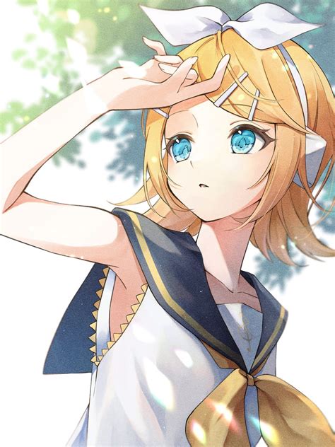 Kagamine Rin Vocaloid Drawn By Ezaki Hiyori Danbooru