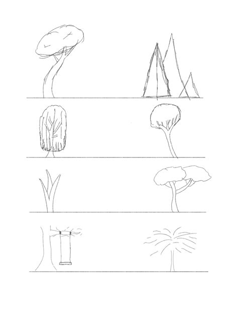 Tree Design Concept Art Procreate Behance