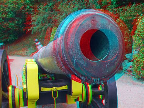 3d Redcyan Anaglyph Festung Königstein Kanone A Photo On Flickriver