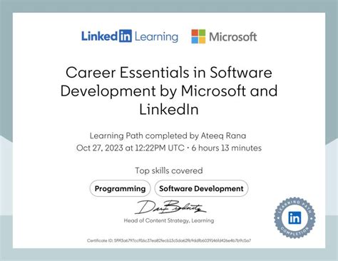 Ateeq Rana On Linkedin Microsoftcertified Softwaredevelopment