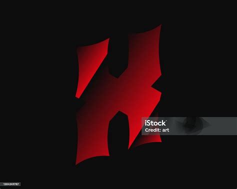 X 벡터 공포 무서운 문자 미친 공포 잔인한 글꼴 범죄 또는 범죄 공포 어두운 밤 사악한 끔찍한 디자인 등을 위해 고무에 대한