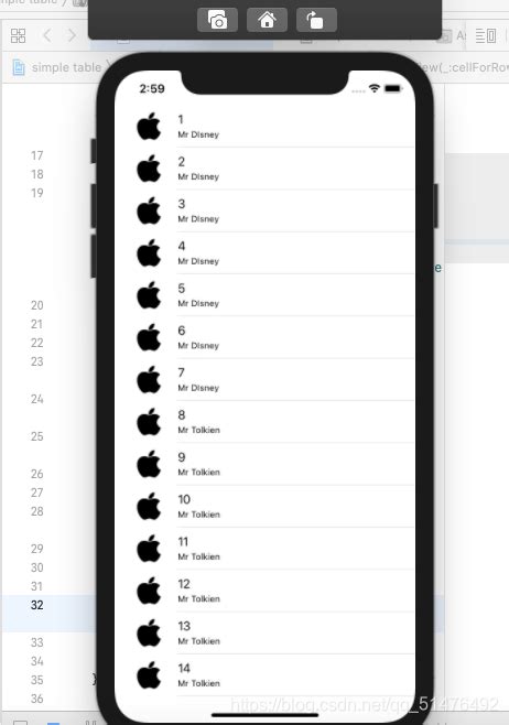 ios：使用table view类 表视图）实现显示数据列表详解 table view csdn博客