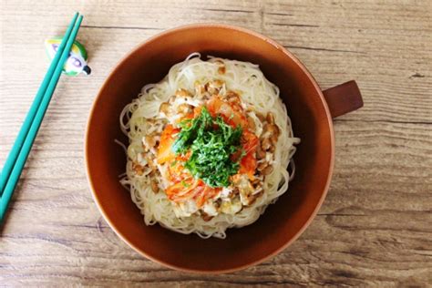 そうめん 納豆 キムチ 納豆キムチの冷やしそうめん