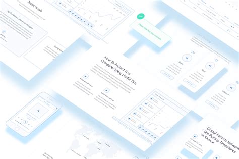 Method Wireframe Kit Blocks On Yellow Images Creative Store
