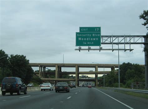 Interstate 695 East Pikesville To Overlea Maryland Aaroads