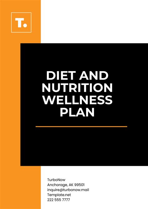Free Wellness Plan Templates Editable And Printable