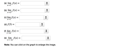 Solved 1 Point Determine Each Limit And Function Value