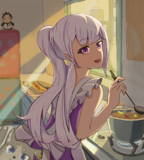 Emilia Re Zero Kara Hajimeru Isekai Seikatsu Image By Pixiv Id
