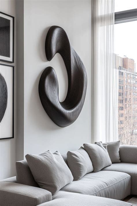 Барельеф абстракция на заказ в спб в 2025 г Настенные скульптуры Декор с кирпичной стеной