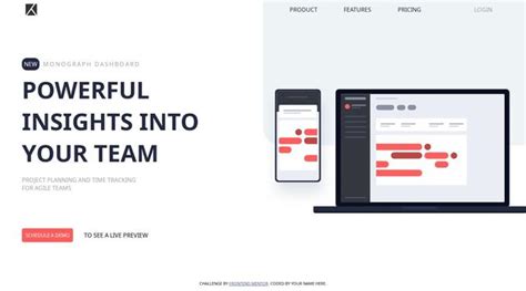Frontend Mentor Project Tracking Intro Component Master Coding Challenge Solution