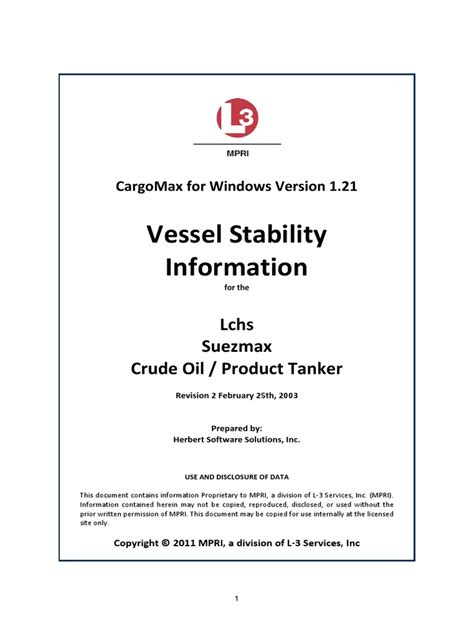 Mpri Vessel Stability Book Suez Pdf