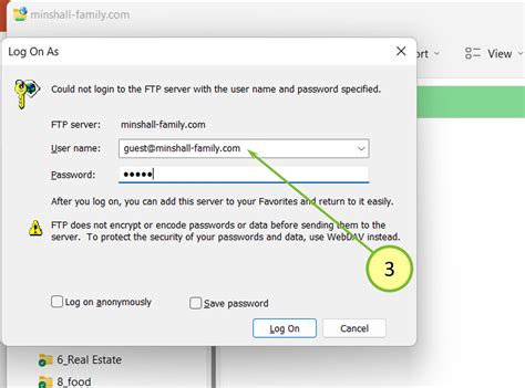 Ted S FTP Instruction Page Family Website
