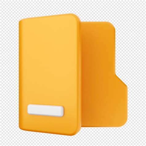 Premium Psd 3d Folder Document File