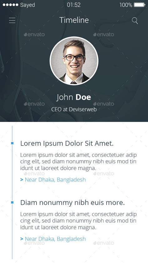 Phone6 Plus OS8 Style App UI By Ali Sayed GraphicRiver