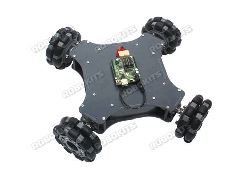 Robo Omni 4 Wheeled Omni Directional Robot Diy Kit Robo Omni 4 Wheeled Omni Directional
