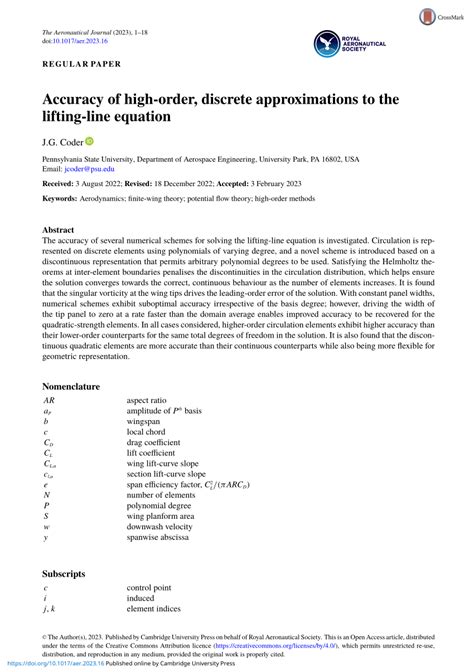 pdf accuracy of high order discrete approximations to the lifting